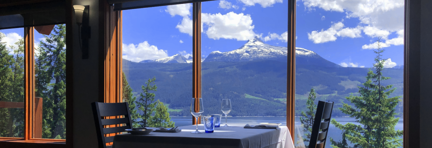 Fine Dining in BC | Halcyon Hot Springs | Nakusp Restaurant